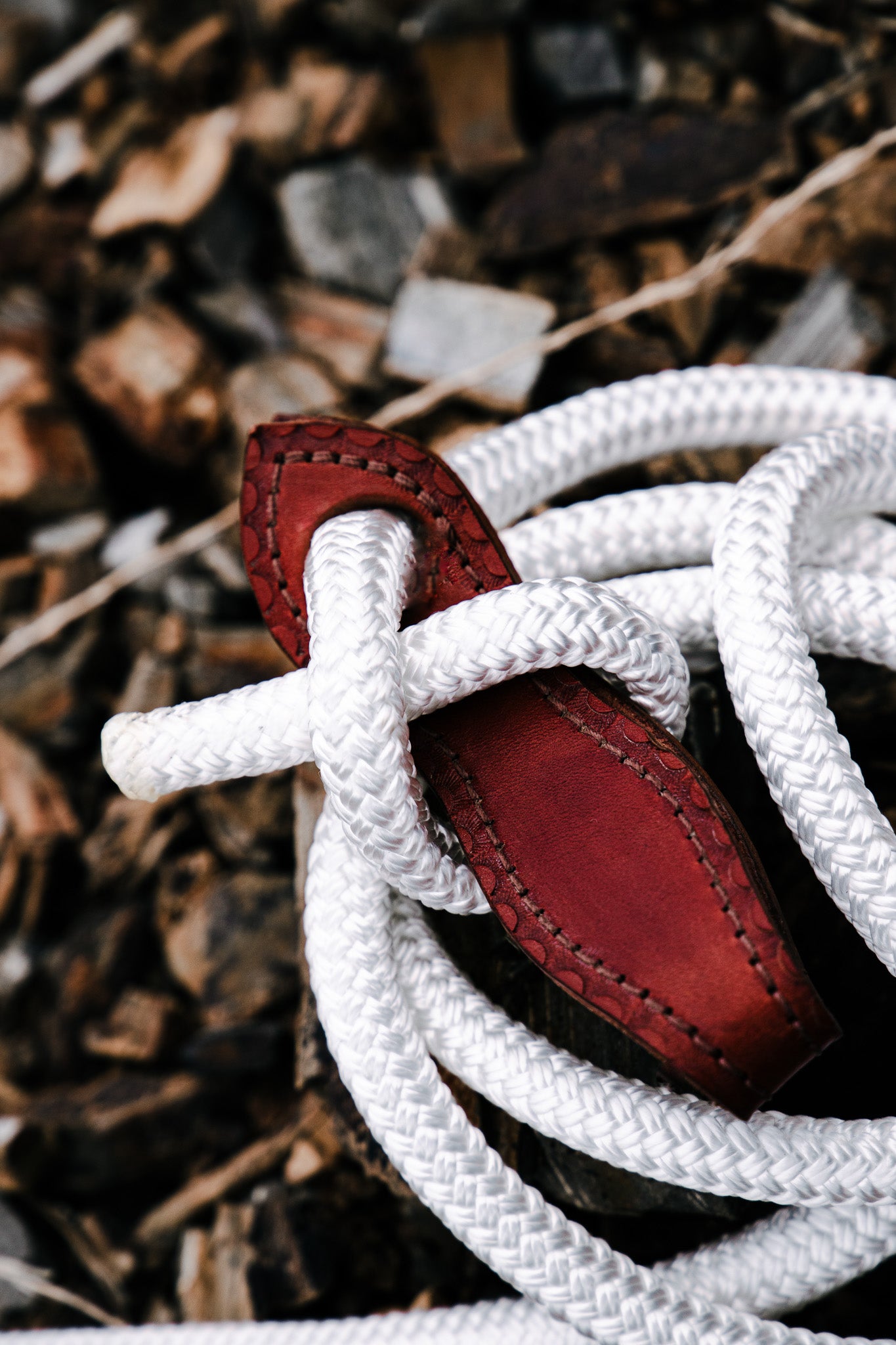 9ft continuous loop rein WITH slobber straps – Made By Harls